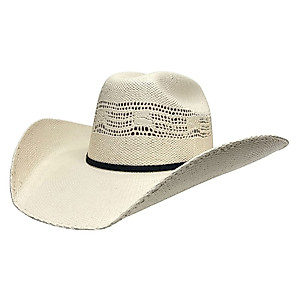 American Hat Makers Straw Sun Hat for Men — Outdoor Hats — Beach Straw Hats