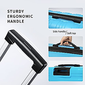 Merax Luggage Sets 3 piece Carry on Luggage Suitcase Sets of 3, Hard Case Luggage Sets Clearance Expandable