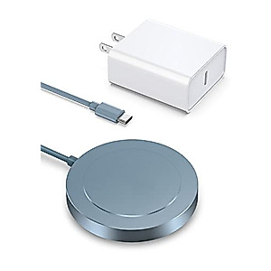 Magnetic Wireless Charger - Magnet Charging Pad Compatible with iPhone 14/14 pro/14 plus/14 pro max/ 13/13 pro/13 pro max/12 pro max - Mag-Safe Charger for AirPods 3/2/Pro with USB-C 20W PD Adapter