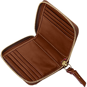 Dooney & Bourke Wallet, Florentine Small Zip Around Wallet - Chestnut
