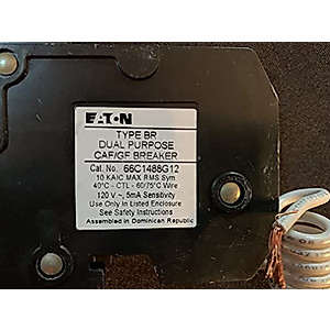 Eaton Cutler-Hammer BR Combination AFCI with Ground Fault Protection