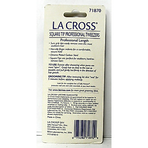 LA CROSS Professional Tweezers (Square tip)