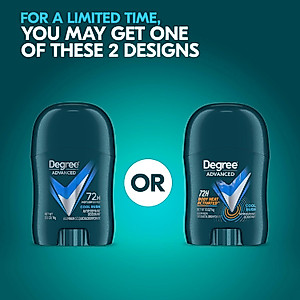 Degree Men’s Travel Deodorant Cool Rush 36-Pack – 72H Body Heat Activated Mini Antiperspirant, 0.5 Oz Ea