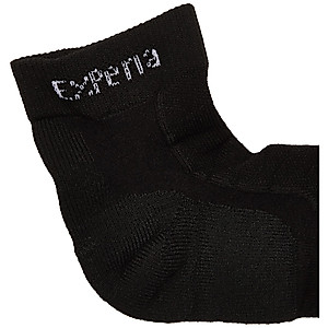 thorlos mens Xcmu Thin Cushion Running Low Cut athletic socks, Black, X-Large US