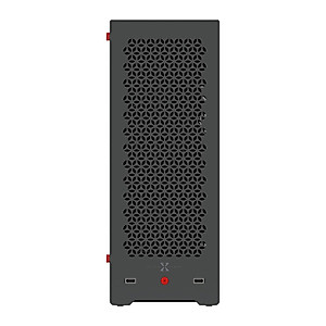 C1(C1 Upgraded Version)Micro ATX Computer Case for PC 2023 Mid Tower Aluminum Alloy Large Side Penetration MATX ITX Gaming Case in-Line Long Graphics Card ATX Power Supply 240 Water-Cooled Hard Drive