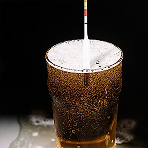 POPETPOP Tester Tester 2pcs Beer Making Hydrometer Triple Scale Hydrometer Hydrometer for Brew Beer Wine Mead Cake Breathalyzer