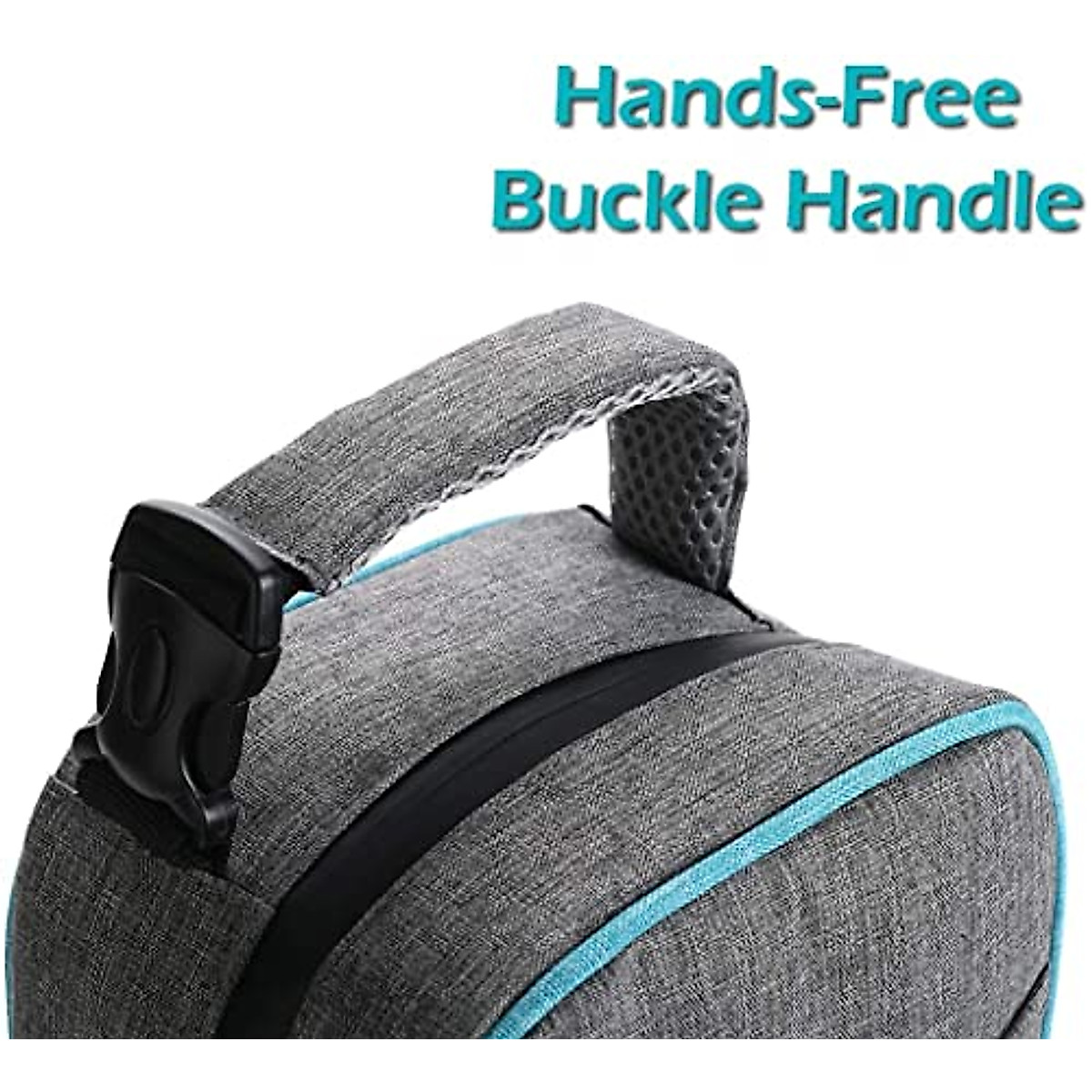 OZCHIN Large Storage Bag with Combination Lock for Lunch, File Organizer Case Container for Medicine, Travel