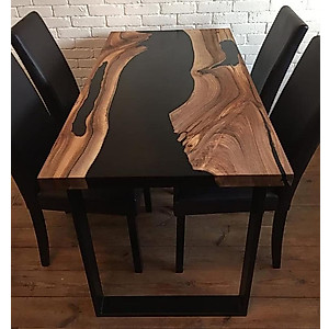 Handmade Epoxy Table, Live Edge Wooden Table, Epoxy Resin River Table, Natural Wood,Dining table, Natural Epoxy Table, Resin Table