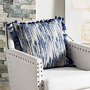 Safavieh Marni Throw Pillow, Blue/Cream