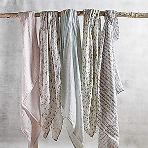 Stephan Baby Viscose + Cotton Swaddle Blanket, Little Blessings