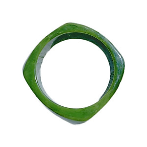 Chunky Colorful Transparent Acrylic Resin Wrap Bangle Tortoiseshell Irregular Geometric Wristbands Cuff Bangle Bracelet for Women Statement Jewelry-green