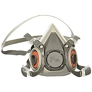 3M 50051131070252 Half Face Piece Respirators 6000 Series, Reusable