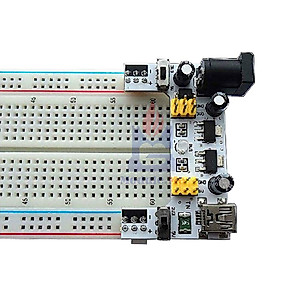 New MB102 Breadboard Power Supply Module 3.3V 5V F Solderless Mini USB Bread Board for Arduino
