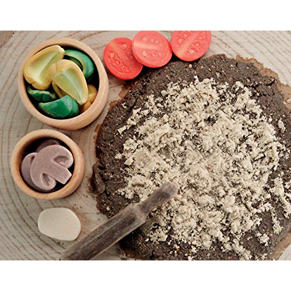 Yellow Door Sensory Play Stones, Pizza Toppings