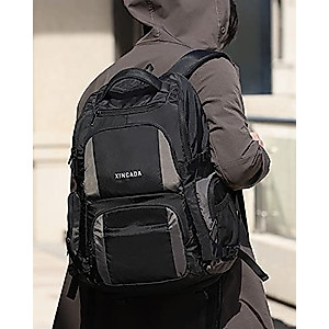 XINCADA Travel Laptop Backpack for Men Carry on Backpack Extra Large Backpacks with Shoe Compartment Business Hiking Daypack