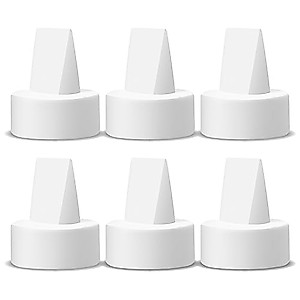 Maymom 6 Count Duckbill Valves for Spectra S1 Spectra S2 Spectra 9 Plus. Not Original Spectra Pump Parts Replace Spectra Duckbill Valve Not Original Spectra S2 Accessories Work w Spectra (White)