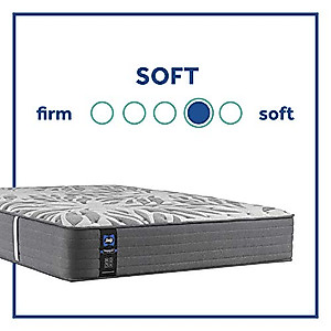 Sealy Posturepedic Plus, Tight Top 13-Inch Plush Soft Mattress with Surface-Guard, Queen, Grey