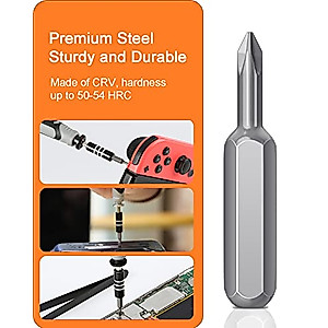 Precision Screwdriver Set, Laptop Repair Tool Kit, Kingsdun 130 in 1 Professional Computer Magnetic Screwdrivers Kit with 120 Bits Torx Star Screwdriver for PC, Xbox, Phone, Switch, Rc Car DIY