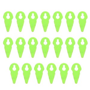 Hinzonek 20Pcs Green Plastic Safe Higher Efficiency See Fast Cutting for Garden Home1 Plastic Plastic Mower Set Plastic MowerPlastic Mower Set Set Plastic Plastic Mower Set Plastic Mower