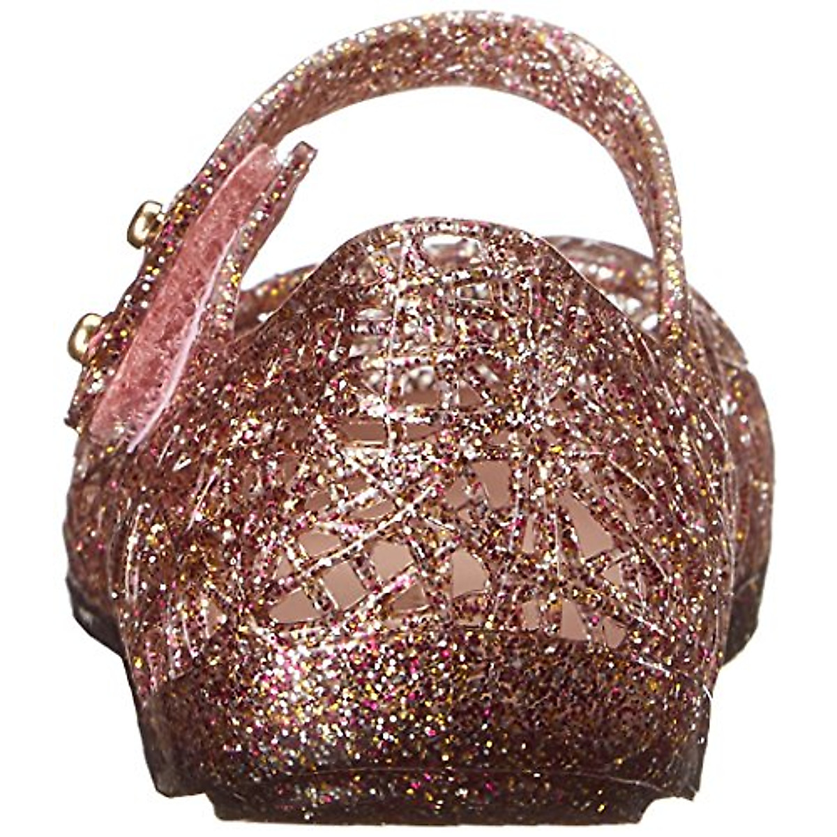 Mini Melissa Campana Zig Zag VI SP BB Mary Jane Shoe (Toddler), Mixed Pink Glitter, 5 M US Toddler