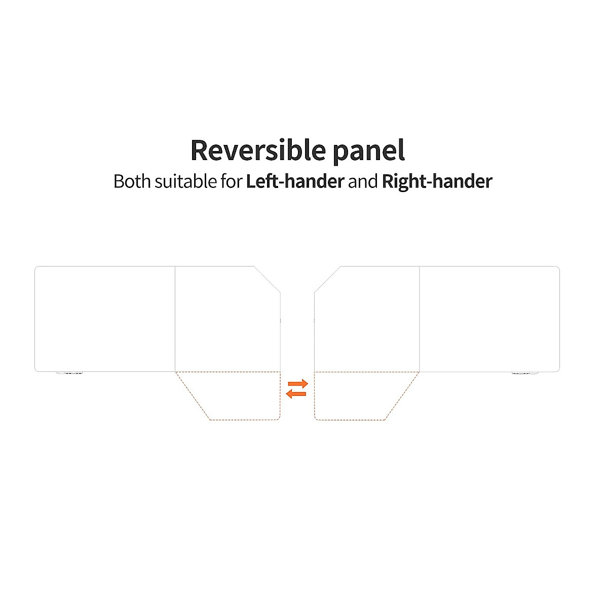 BANTI 55 Inches L-Shaped Electric Standing Desk, White Top/White Frame Height Adjustable Stand up Table, Home Office Sit to Stand Desk with Splice Board