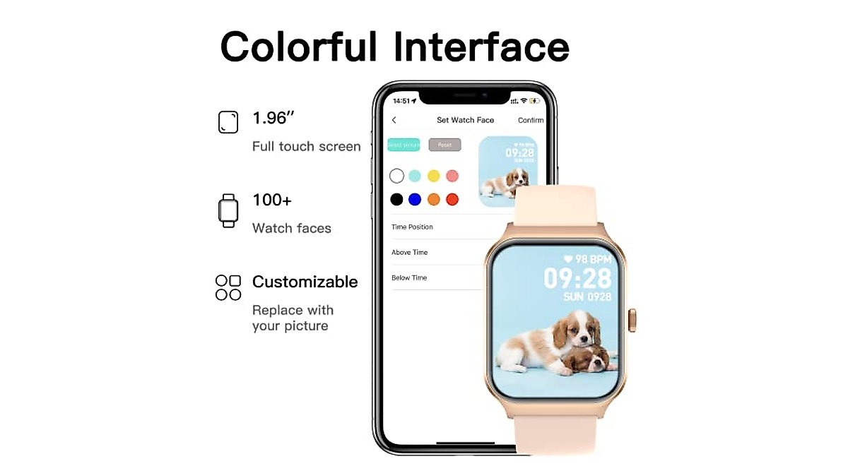PUBU Smart Watch: Your All-in-One Health & Fitness Tracker