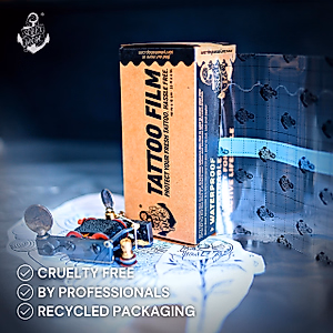 Sorry Mom Tattoo Aftercare Bandage (40ft x 6in) Clear Tattoo Bandage Waterproof, Adhesive Tattoo Wrap Bandage - Tattoo Healing Wrap - Tattoo Film Protection - Second Skin Tattoo Cover