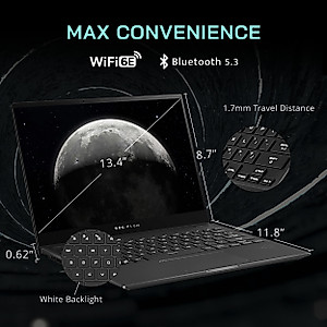 asus ROG Flow Touchscreen Laptop, 13.4'' WUXGA 1920x1200 Display, AMD Ryzen 9 6900HS, 16GB LPDDR5 RAM, 1TB SSD, NVIDIA GeForce RTX 3050, Backlit Keyboard, Win 11 Pro, Black, 32GB USB Card