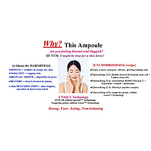 WHITESILK(𝟐𝟎𝟐𝟒 𝐔𝐩𝐠𝐫𝐚𝐝𝐞𝐝) Anti-Aging Skin Boosting SCM75 + HGF (Advanced +) Human Stem Cell 750,000ppm Super Ampoule, with SCM-3D Biomimetic Technology (10ml x 5 vials, 1.69oz)