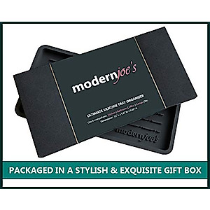 Sponge Holder - Sink Caddy Organizer - Kitchen Bath Vanity Tray - Soap, Cleaning Brush, and Scouring Pad Multi-use Silicone Tray – Non-Slip, Heat Resistant and Dishwasher Safe – 11” X 5.5” - Gray