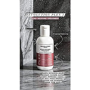 Revolution Haircare Plex 3 Bond Restore Treatment,, White, 100 ml (Pack of 1) (1454933)