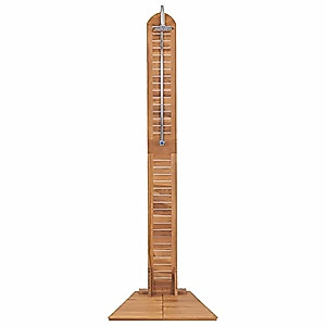 xiannv Garden Shower Solid Teak 27.6"x29.5"x80.3" Garden Shower with Base Adjustable Pressure Wood Outdoor Multi Colors