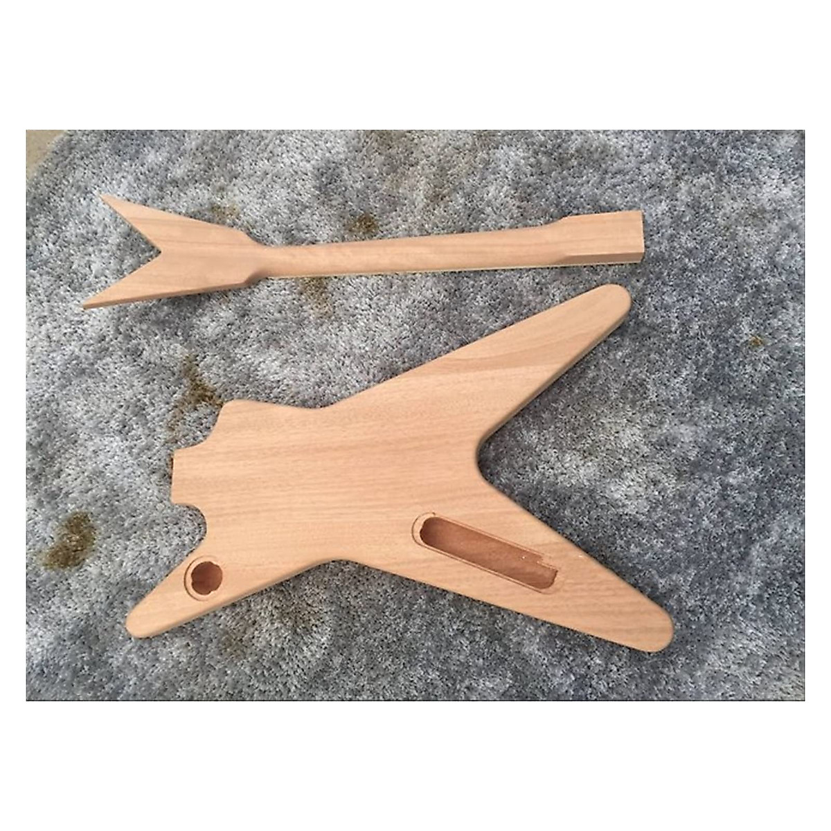 TSTS DIY Electric Guitar Body Kit Suitable for DIY Craft Lovers Guitar DIY Accessory