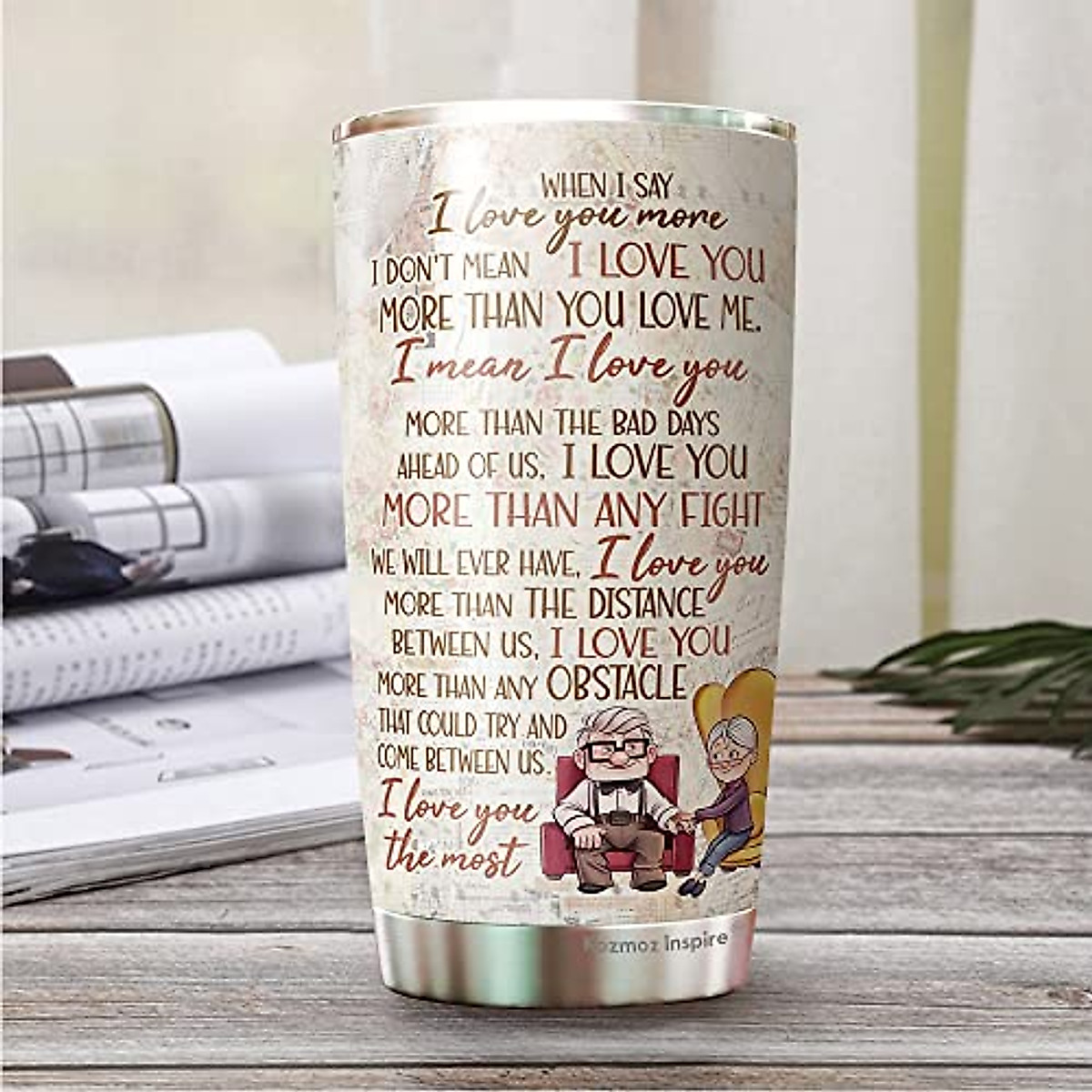 Couple Tumbler - Gift For Wife From Husband - Valentine Tumbler - Couple Gift - Gifts for Anniversary Couple - You and Me We Got This Tumbler - Gifts For Her - Gifts For Wife - Tumbler 20oz