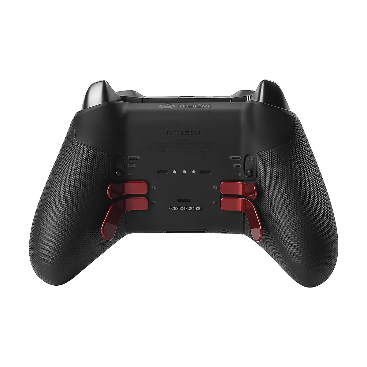 TOMSIN Replacement Magnetic Buttons Kit for Xbox Elite Controller Series 2 Accessories, Includes 6 Metal Plating Joysticks, 4 Paddles, 2 D-Pads, 1 Adjustment Tool (Plating Red)