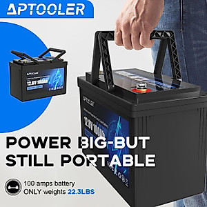 Lifepo4 Battery 100Ah 1280Wh Lithium Batteries 12v 4000+ Deep Cycle Built-in 100A BMS Perfect for Backup Power Home Energy Storage,RV, Marine Boat,Trolling Motor, Golf Cart,Solar,Off-Grid