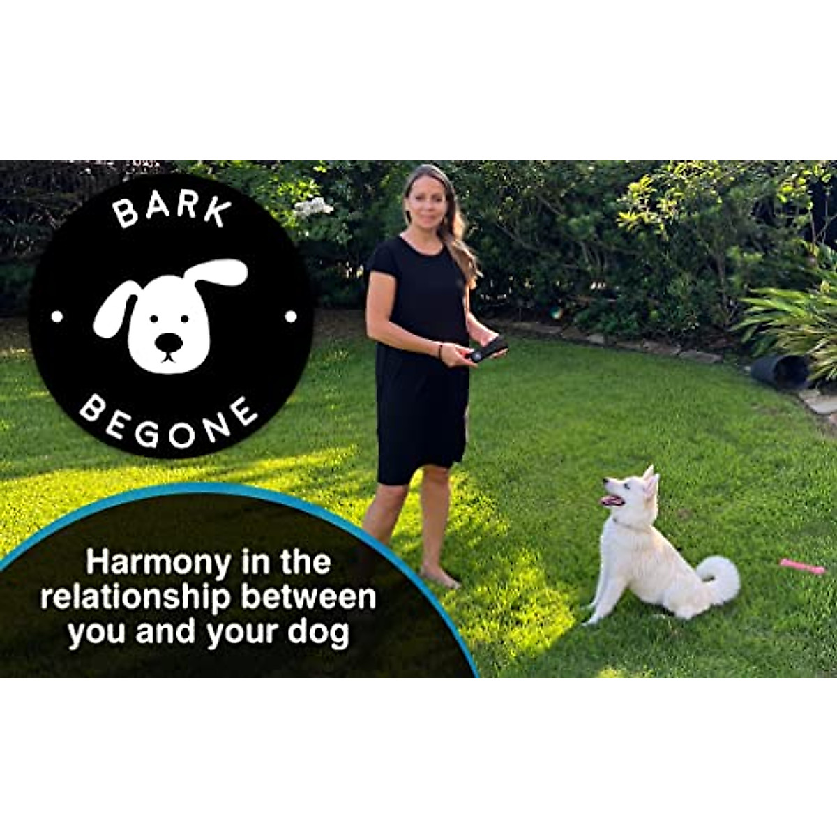 Bark Begone Dog Trainer| Anti Barking Dog Device| The Original Ultrasonic Emitter for Aggressive or Wild Dogs| No Collar Required| Lightweight, Durable| 70 ft Range| Correct Poor Behavior
