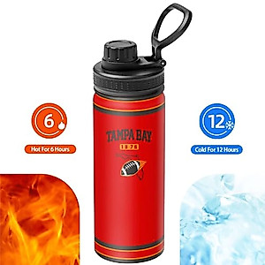 ANTKING Tampa Tumbler Travel Mug Coffee Cup Custom Name Number Gifts for Men Women Youth