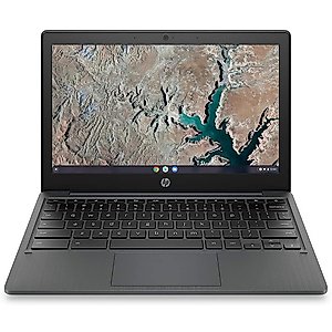 HP Chromebook Laptop11a-na0081cl 11.6 inch Netbook MediaTek MT8183, 4GB RAM, 32GB eMMC Flash MediaTek Graphics, Google Chrome OS Installed, Small & Lightweight Computer Notebook PC, Ash Gray (Renewed)