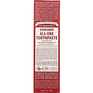 Dr. Bronner's Cinnamon Toothpaste 5 oz (Pack of 1)