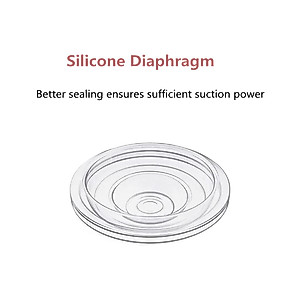 NAGRAN Duckbill Valves & Silicone Diaphragm for S9/S10/S12,Wearable Breast Pump Universal Duckbill Valve and Silicone Diaphragm Accessories (4 Piece Set)