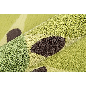 Novogratz by Momeni Cucina Kiwi Round Kitchen Mat 3' x 3' (CUCINCNA-2GRN300R)