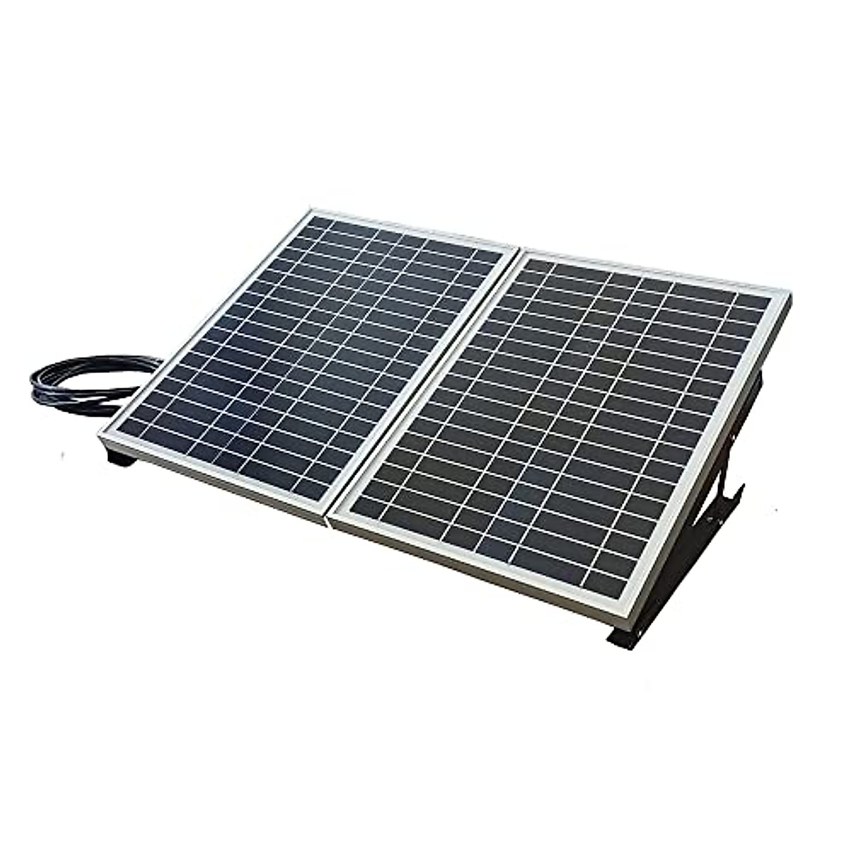 MANANASUN Outdoor 52" solar ceiling fan with wooden blades total 40W solar panel for porches, patios, gazebos, breezeways