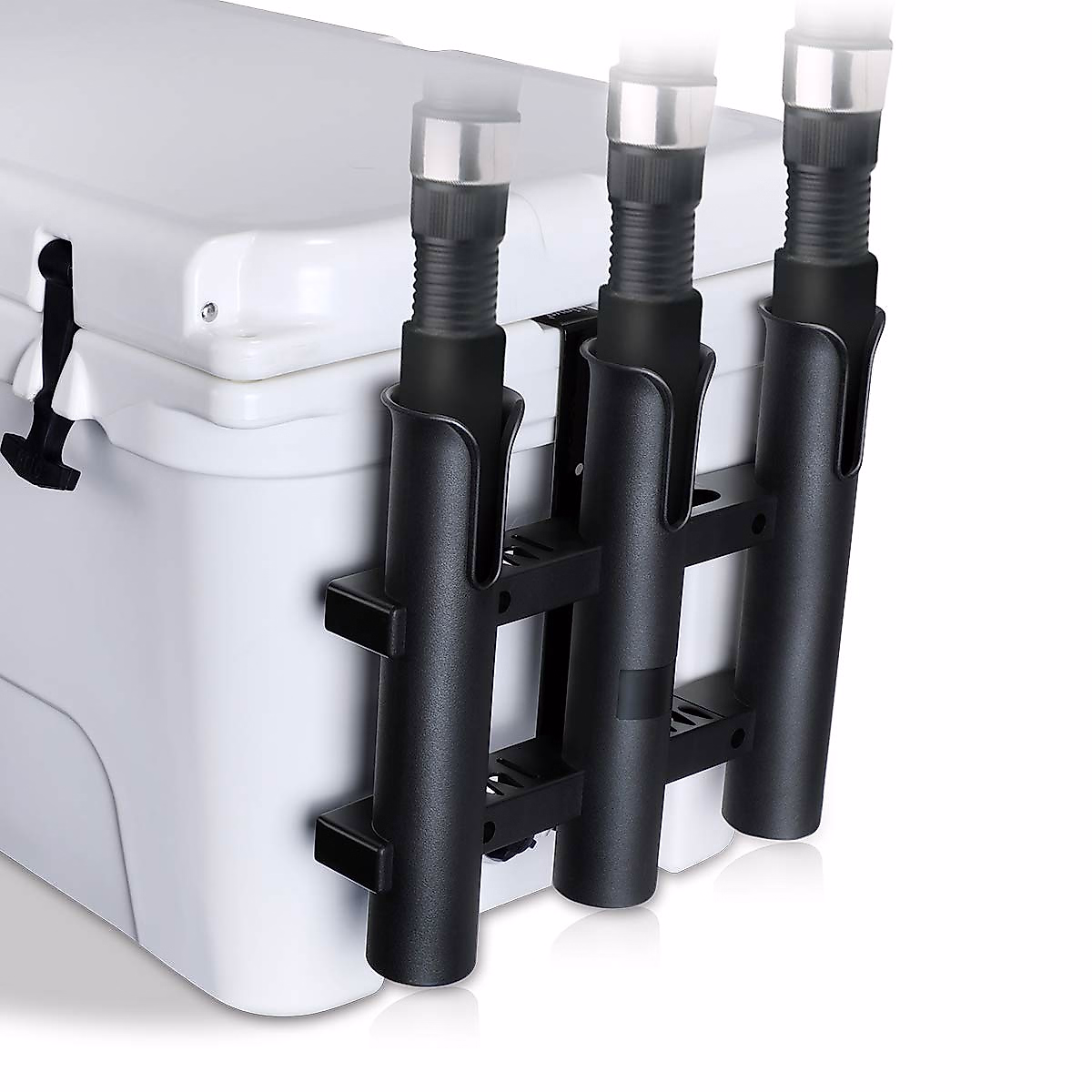 AIEVE Fishing Rod Holder, Fishing Pole Holder Fishing Rod Rack Stand Attachment Rod Holders for Boat, Cooler Holder for YETI and RTIC