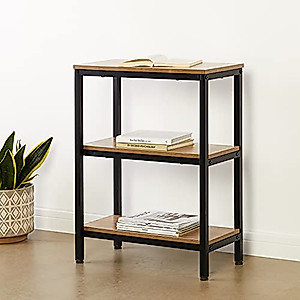 AZL1 Life Concept 3-Tier Bookcase Finish for Living Room Bed Room Coffee Office, Light Oak 3