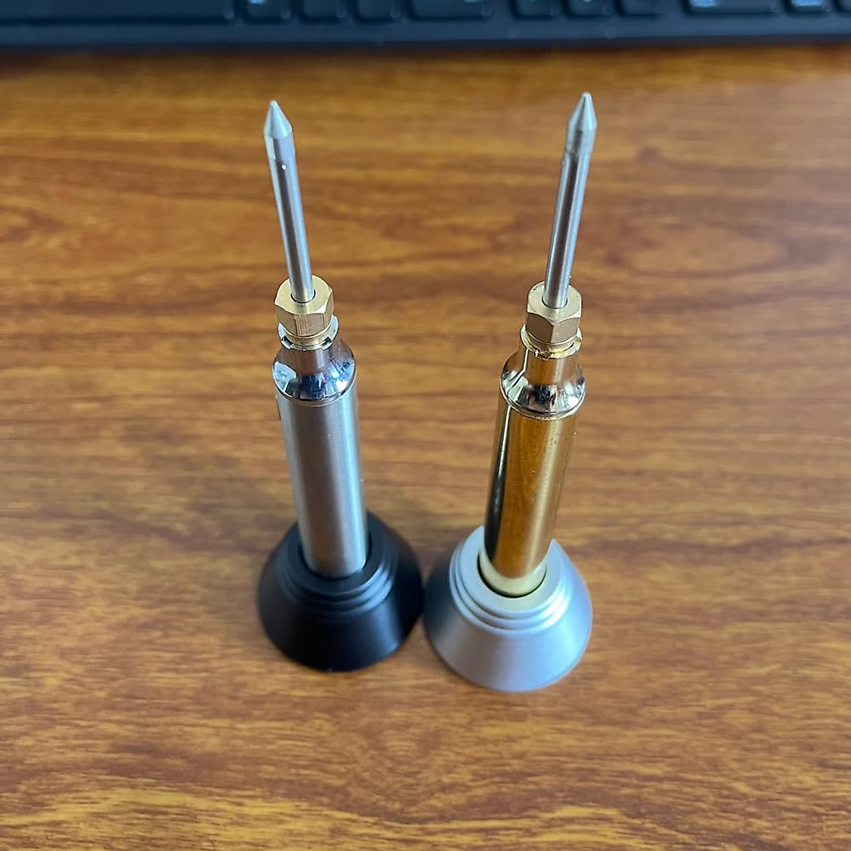 Aluminum Desk atty Stand Holder Display Holder for 5-10/e-Go Battery Stand Holder for RDA RTA Battery (15mm Hole x 4pcs)