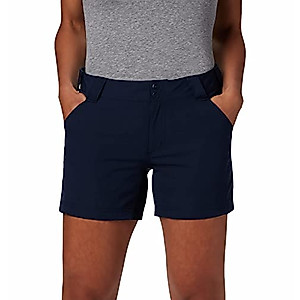 Columbia Women's Coral Point III Shorts, Collegiate Navy, 4 Short