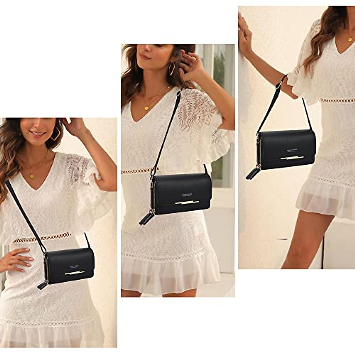 fannos Small Purses For Women Small Purse Wallet Purse Small Purses Side Purse Wallet Purse For Women Bolso Purse Wallet Small Womens Purse Cute Small Purse Wallet Bag Long Strap Purses For Women