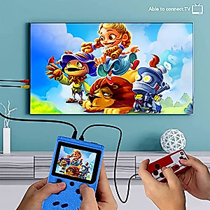 Handheld Game for Children, Portable Retro Video Game with 500 Classic FC Games 2.8-Inch Color Screen, Retro Mini Game, Support TV Connection & Two Players