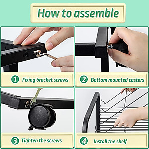 ZXMOTO Art Drying Rack Steel Drying Painting Racks Double Sided Wire Drying Shelf for Classrooms, Art Studio,Art Clubs,25 Shelves, 17x16x35Inches
